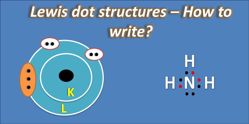 Lewis dot structure – How to write?